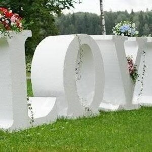 Large Wedding Sign, Styrofoam Large Letters, Giant Foam Sign, Large ...