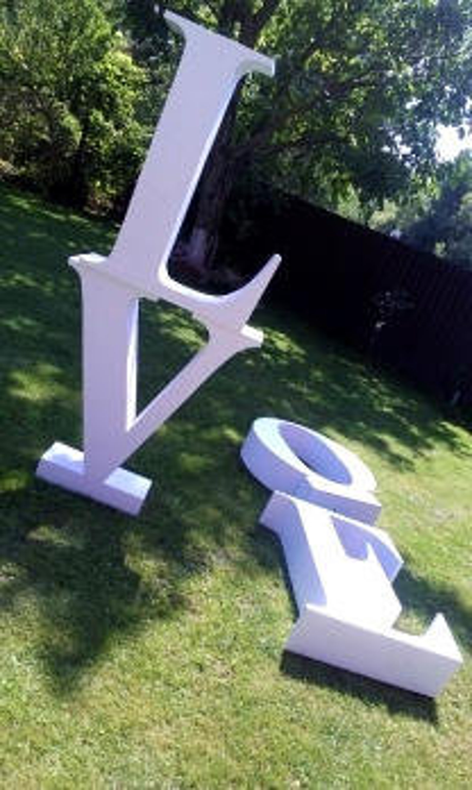 Free Standing 12 Thick Styrofoam Letters Large Wedding - Etsy