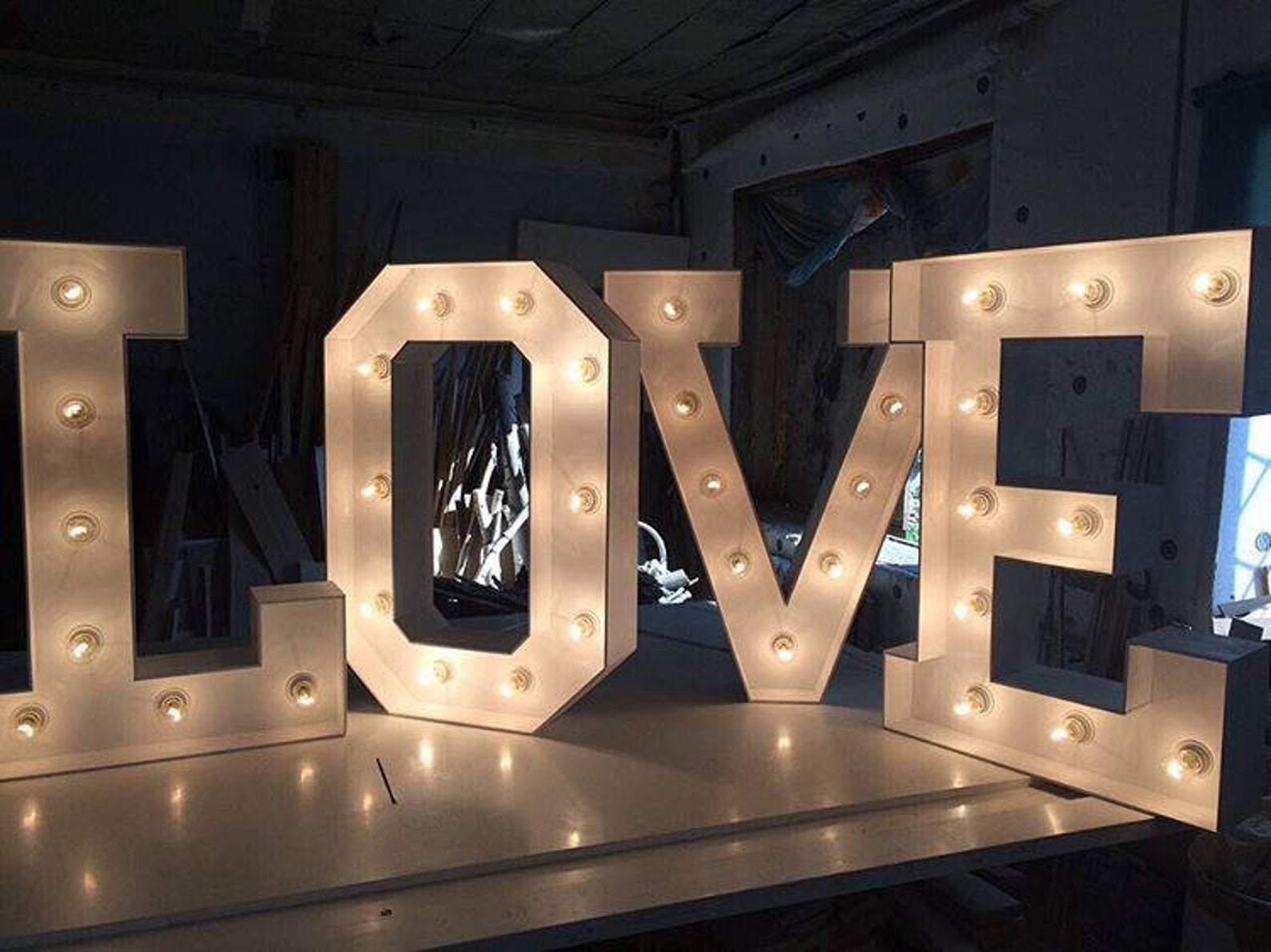 16-52 Inches Large Marquee Letters Light up Letters Large | Etsy