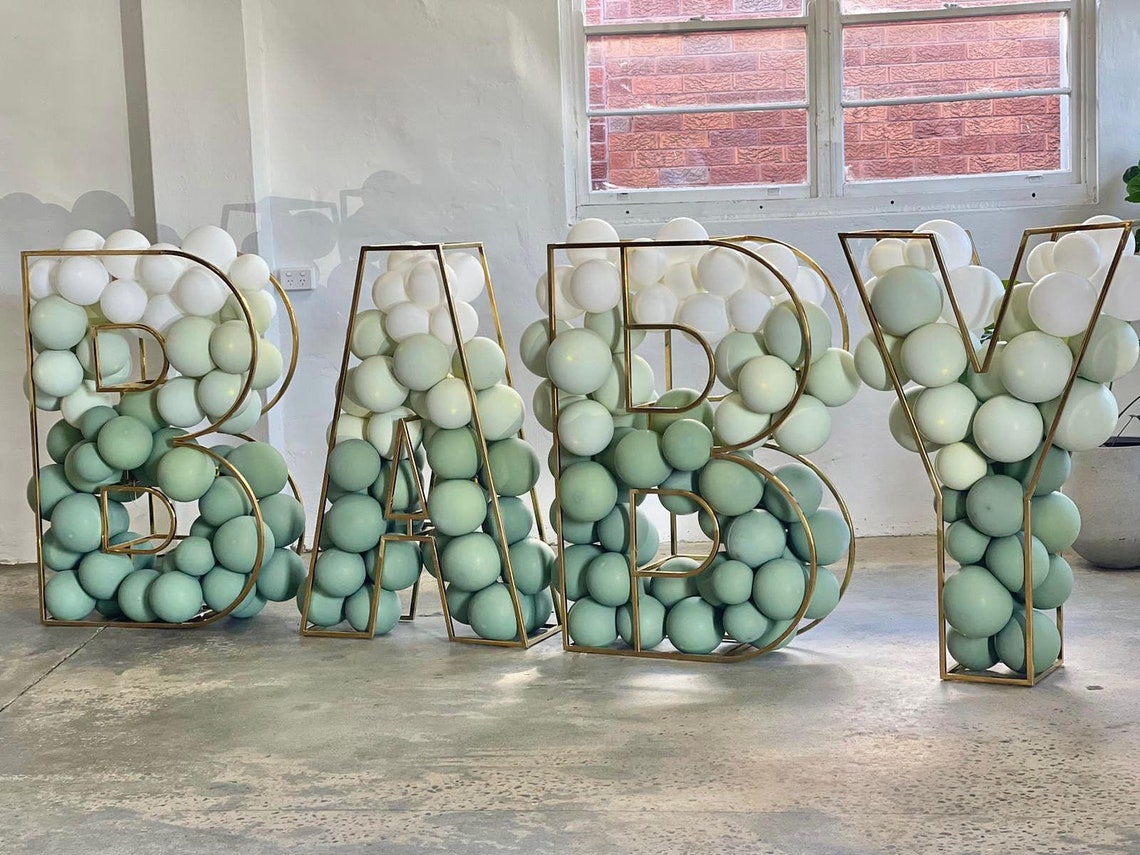 ONE Letters for First Birthday Backdrop BABY Boy Girl Name Letters ...