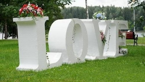 28-40 Large Foam Letters Table Foam Letters Giant Foam - Etsy