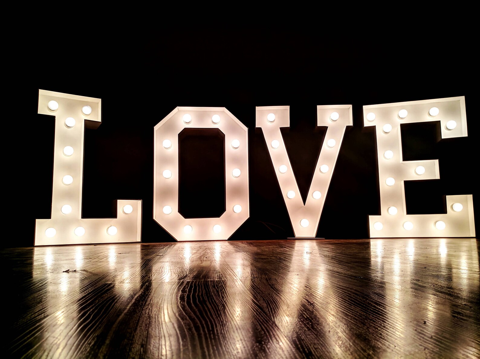 Giant 48 Inches Large Letter Lights Big Wedding Love Sign - Etsy UK