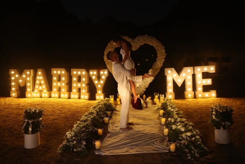 Large Marry Me Sign Letters Set Light up Proposal Backdrop Engagement ...