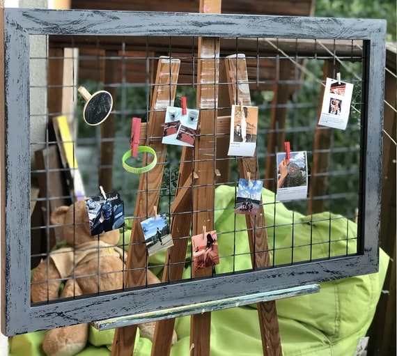 Rustic Wooden Clothespin Photo Display Wedding Photo Display - Etsy