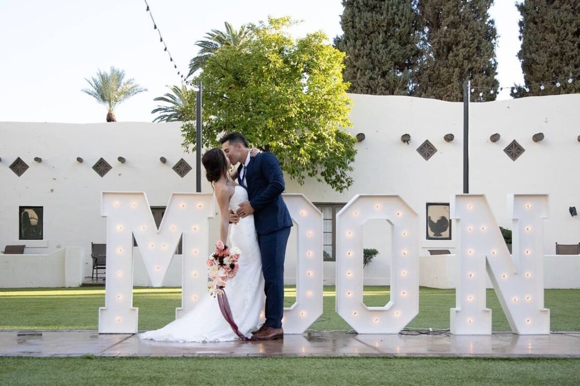Large Wedding Letters I DO Light up LOVE Marquee Letter Party Letters ...