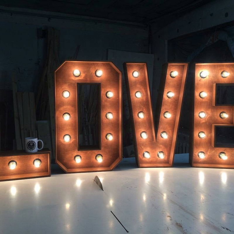 Love Marquee - Etsy