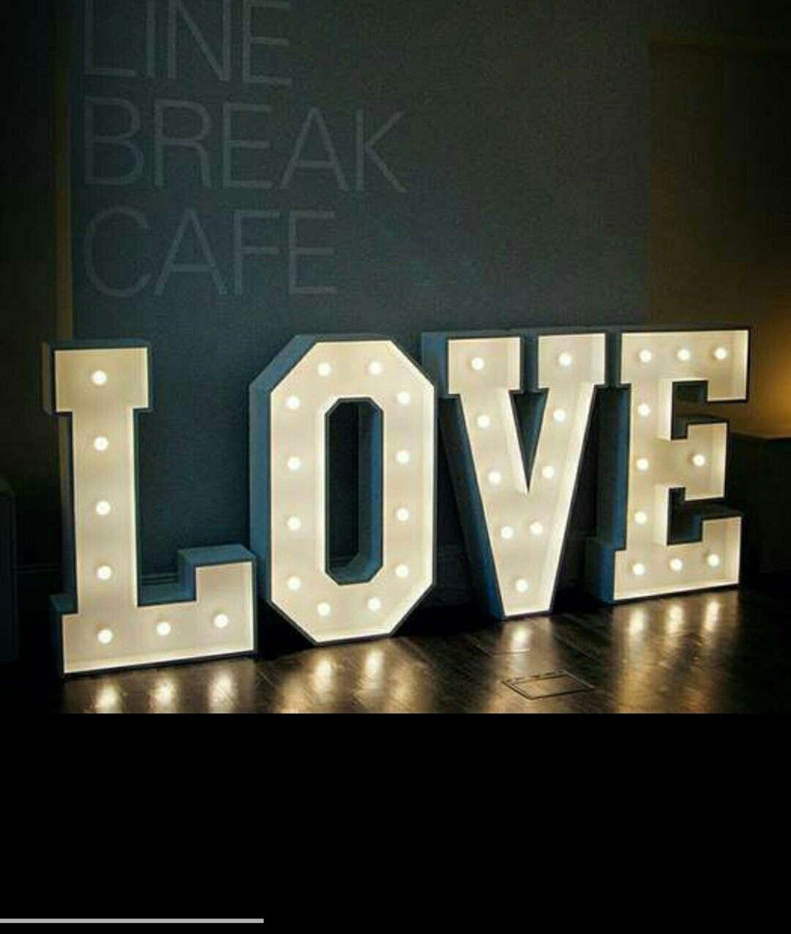 4ft 3ft Large Letter Lights Big Wedding Love Sign Large Letter - Etsy