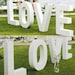Free Standing Foam Letters Front Table Foam Letters Wedding Backdrop ...