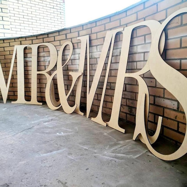 Large Wood Letters - Etsy