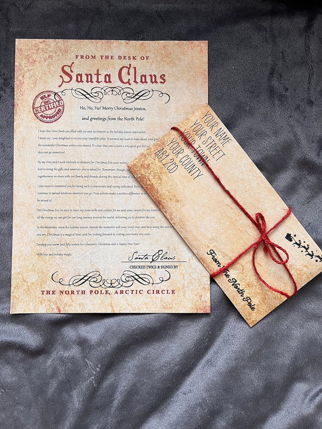Santa Claus Letter, Father Christmas Reply Letter, Santa Reply Letter ...