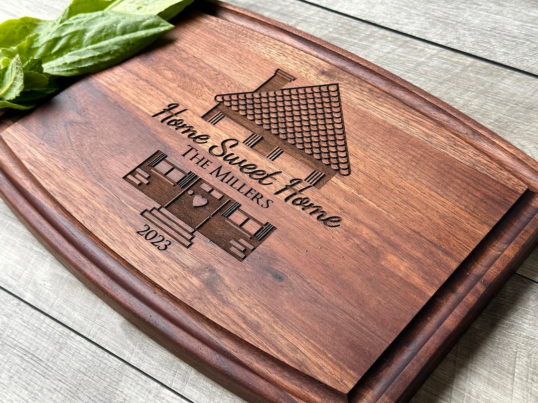 Realtor Cutting Board Your Logo Here Gift to Client for Closing Home ...