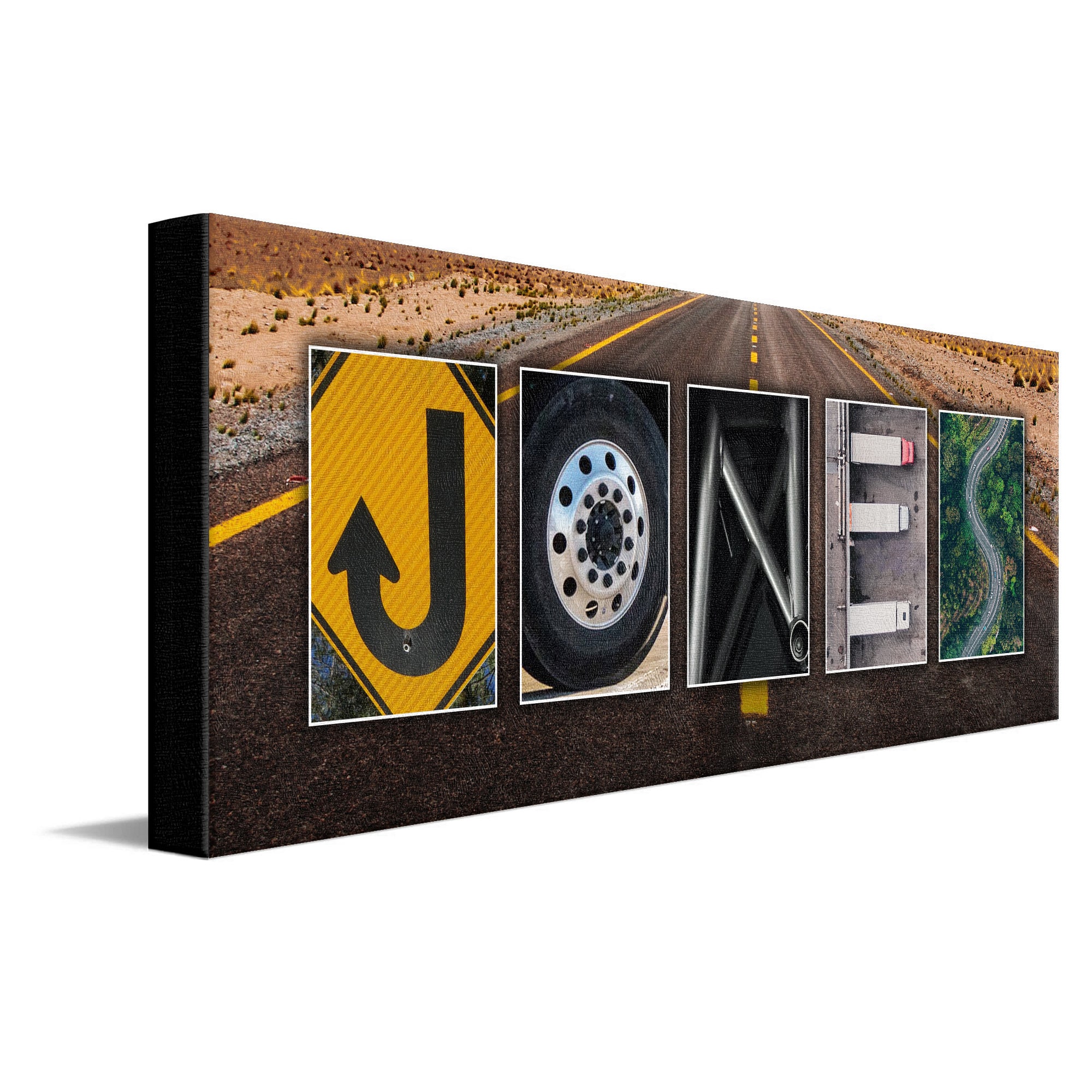 Truck Driver Name Art | Personalized Gift for the Trucker | Truck ...