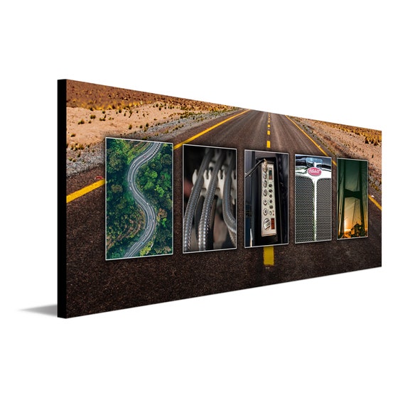 Truck Driver Name Art Personalized Gift for the Trucker - Etsy