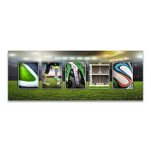 Soccer Name Art | Personalized Soccer Gift | Soccer Player Gifts ...