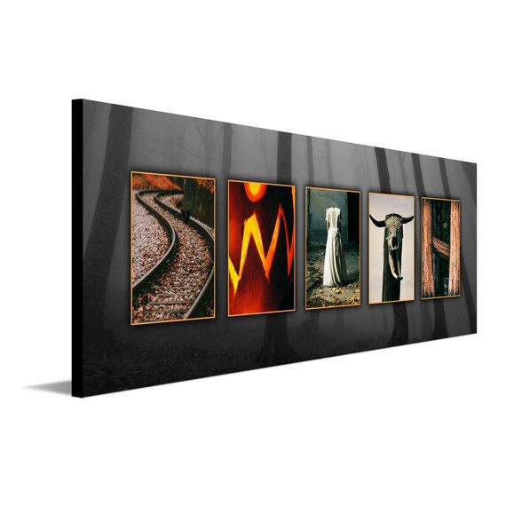 Halloween Name Art Personalized Halloween Gift - Etsy