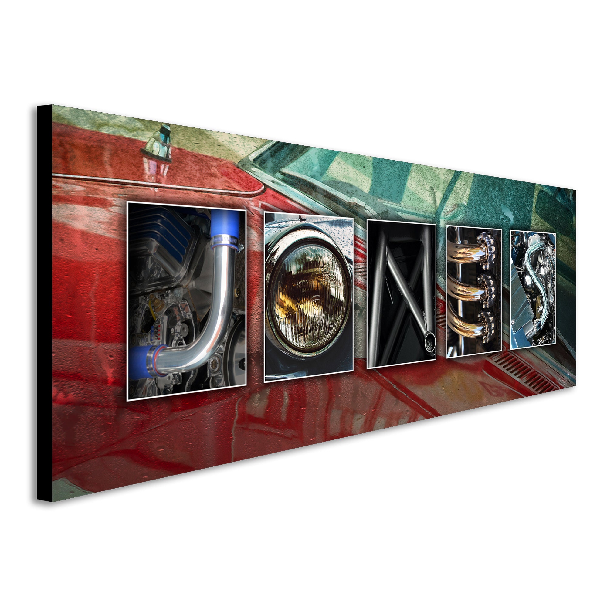 Automobile Car Name Art Personalized Gift for the Car - Etsy