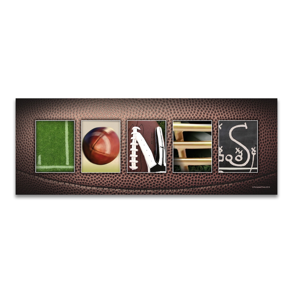 Football Name Art | Personalized Football Gift From Personal Prints ...