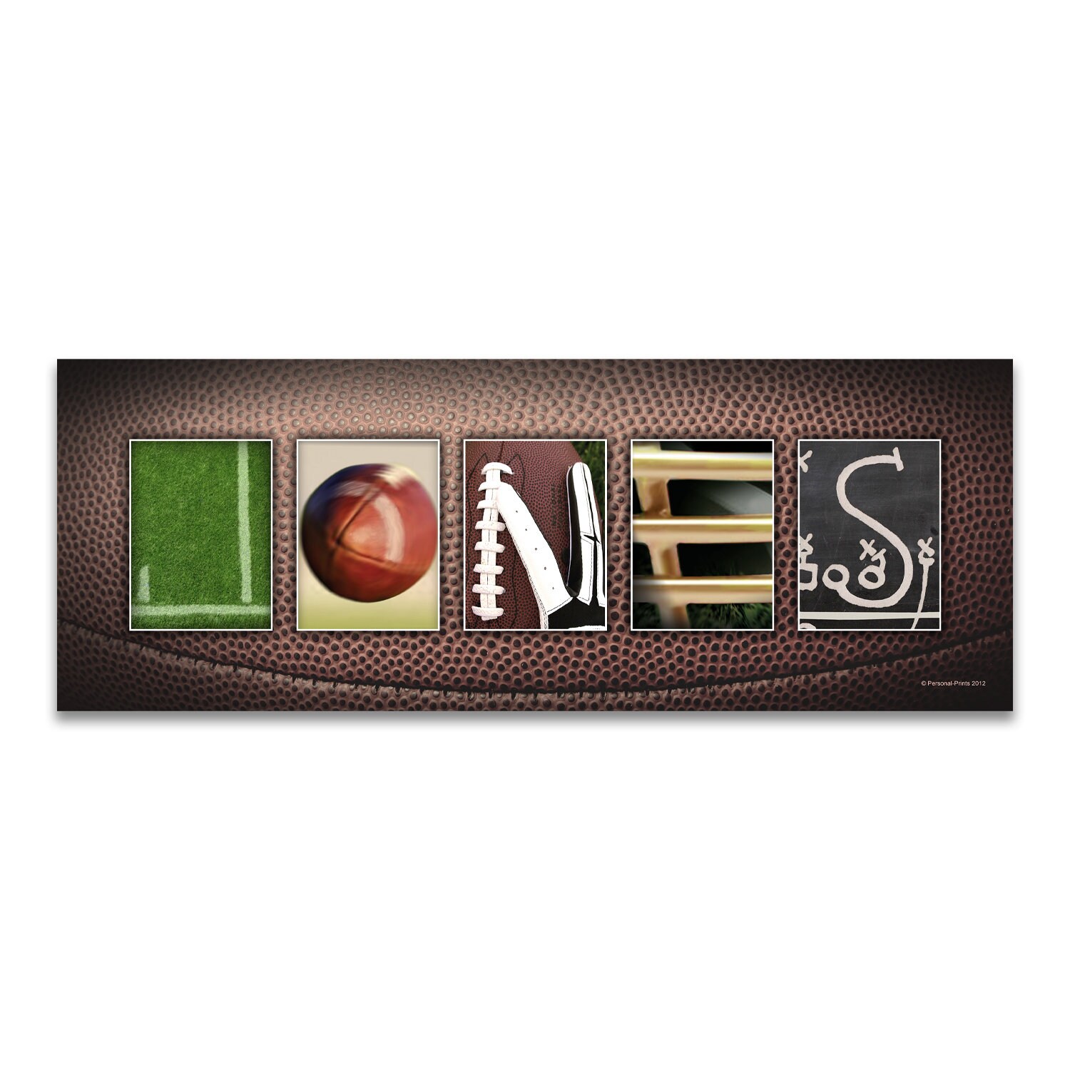 Football Name Art | Personalized Football Gift From Personal Prints ...