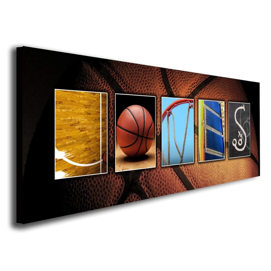 Basketball Name Art Personalized Basketball Gift - Etsy