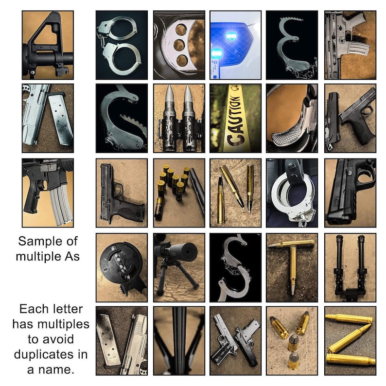 Law Enforcement Name Art Personalized Gift for Police & LEO - Etsy