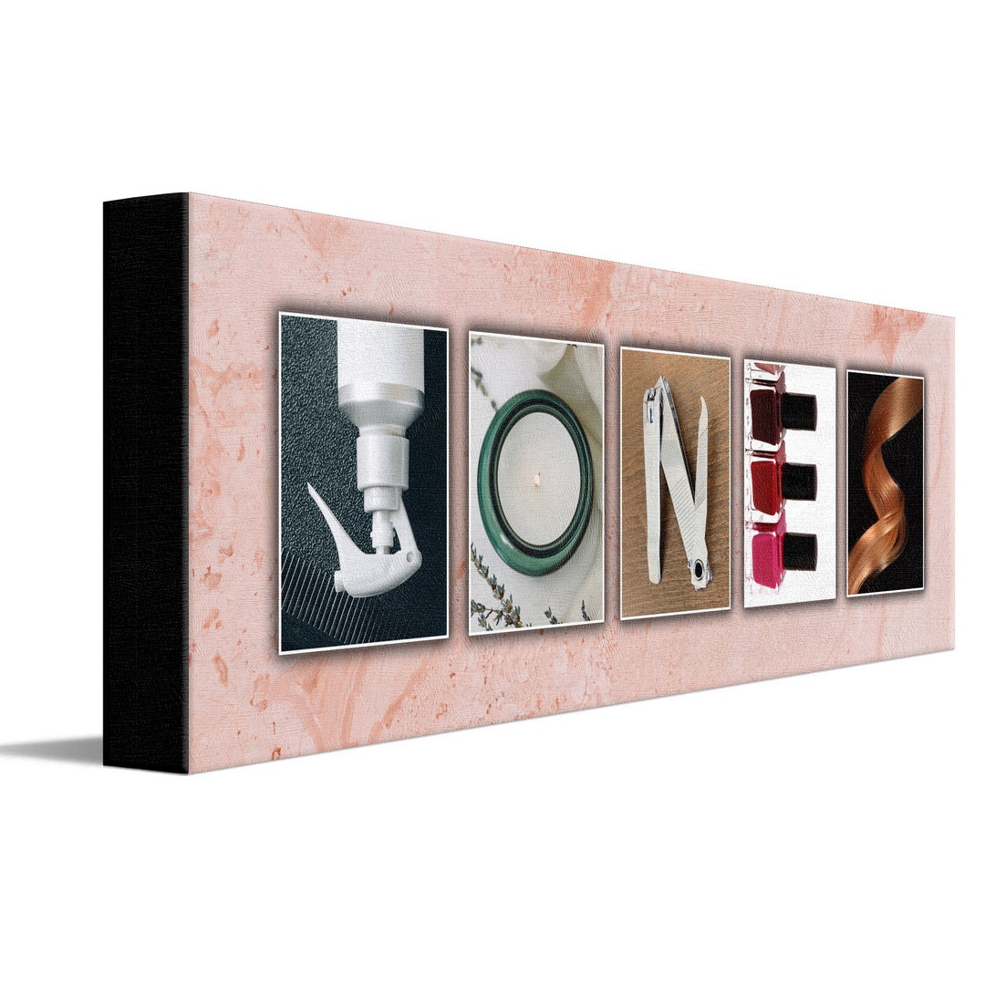 Cosmetology Name Art | Personalized Gift for Beautician, Nail Tech ...
