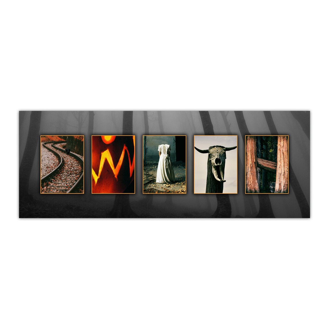 Halloween Name Art Personalized Halloween Gift | Etsy