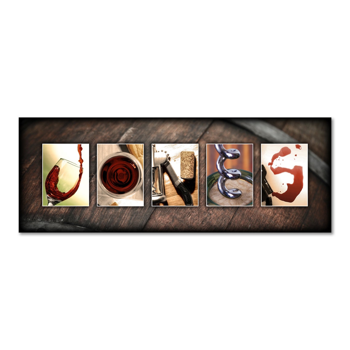 Wine Name Art Personalized Wine Gift Idea From Personal - Etsy