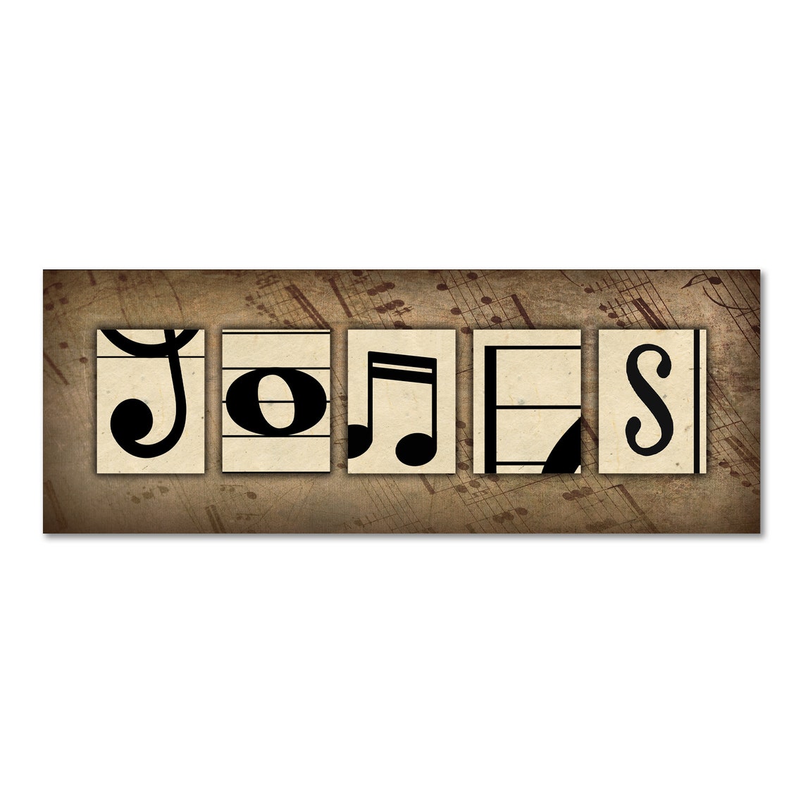 Music Name Art Personalized Gift for the Musician - Etsy