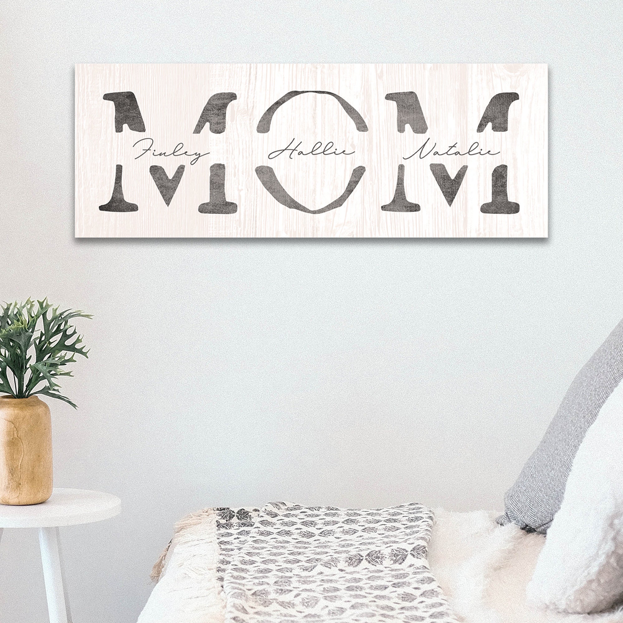 Mom & Children Personalized Sign | Personalized Mother's Day Gift for ...