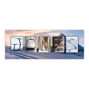 Snowboard Name Art | Personalized Snowboarding Gift | Gifts for ...