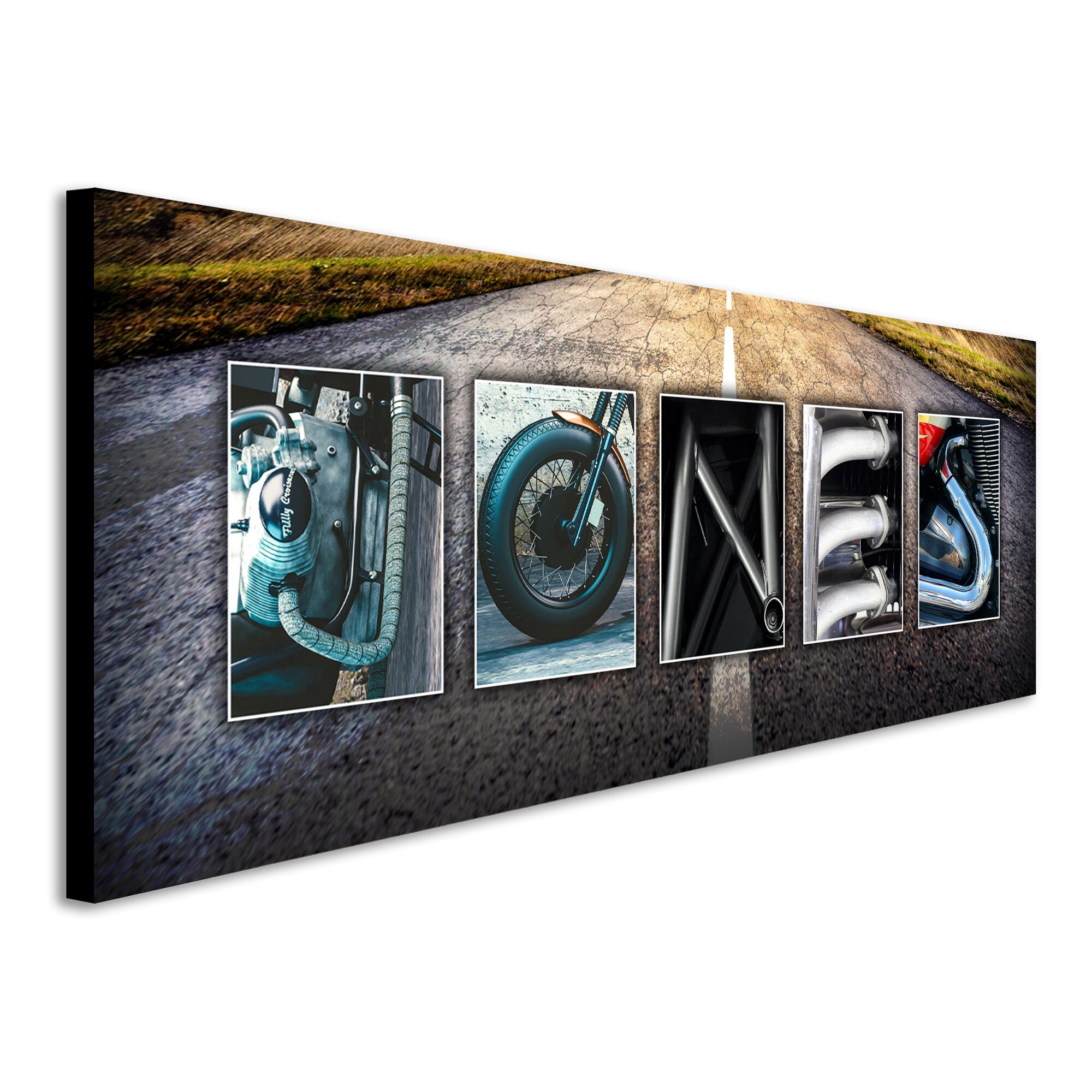 Motorcycle Name Art Personalized Motorcycle Gift of Art - Etsy