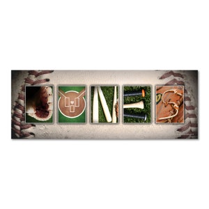 Baseball Name Art | Personalized Baseball Gift From Personal Prints ...