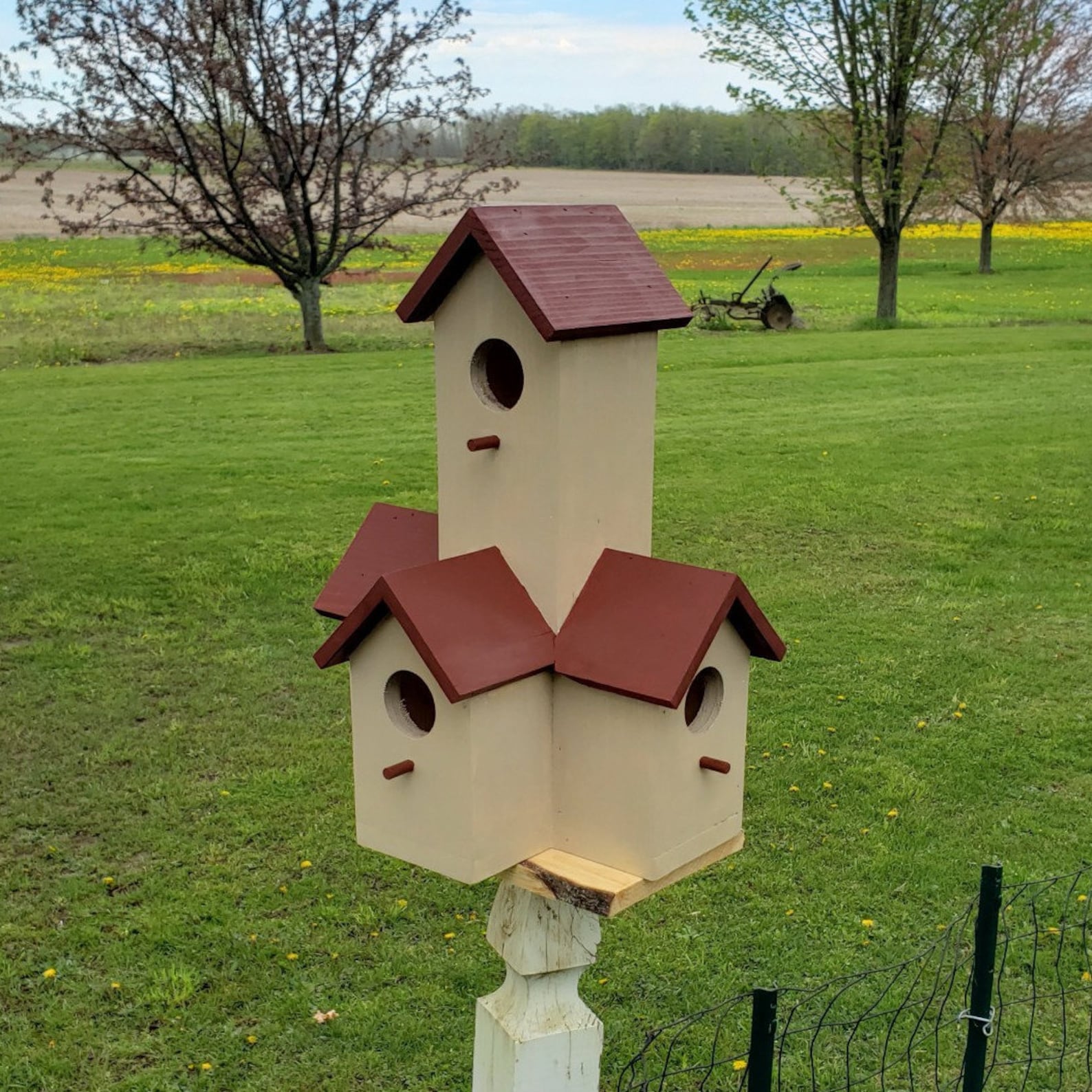 Rustic Style Multi Birdhouse - Etsy