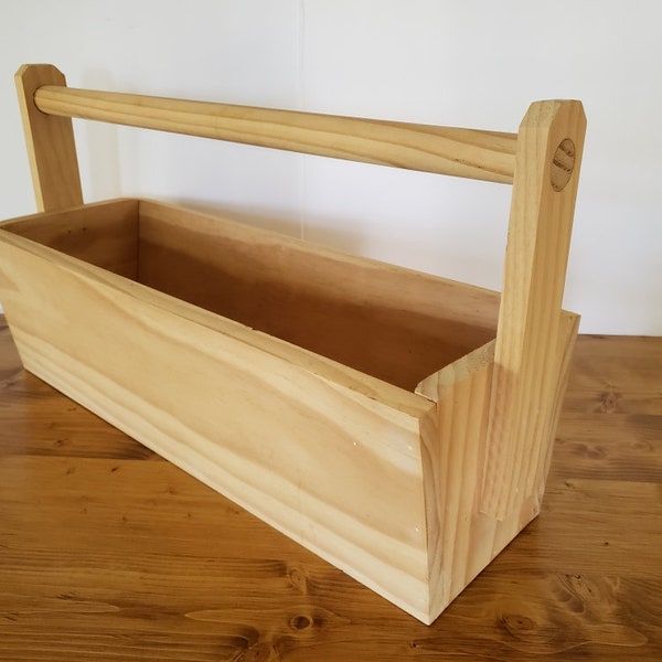 Wooden Tool Tote - Etsy