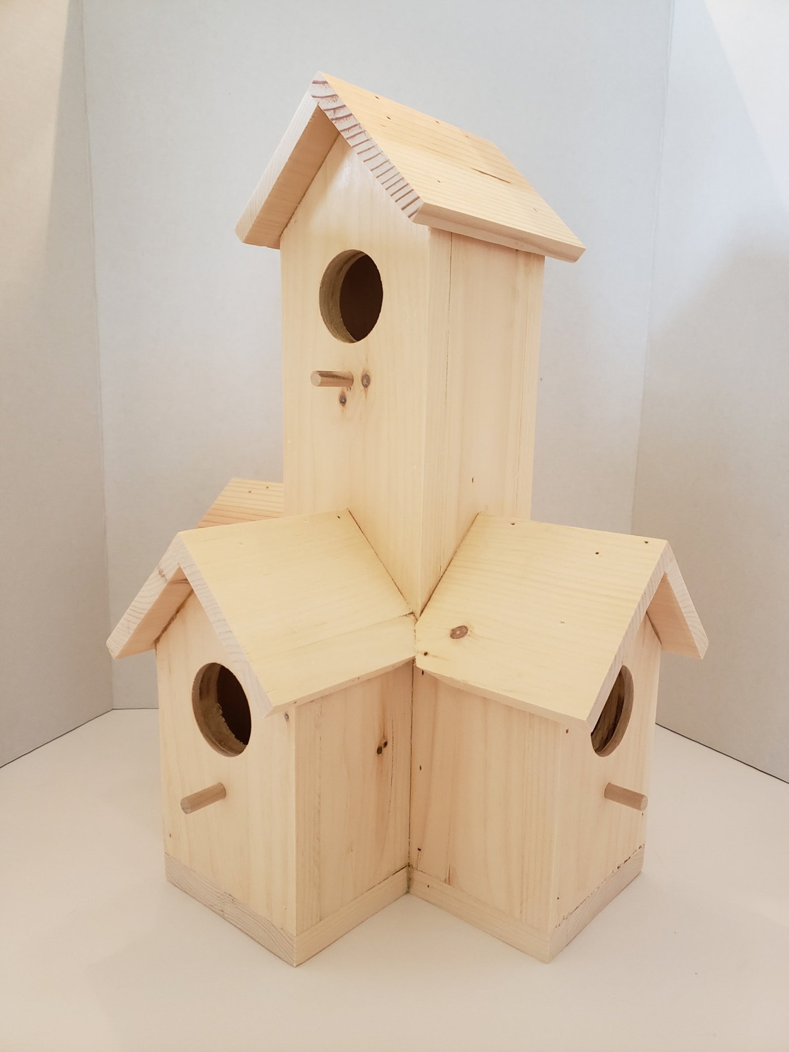 Rustic Style Multi Birdhouse - Etsy