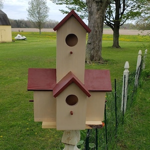 Rustic Style Multi Birdhouse - Etsy