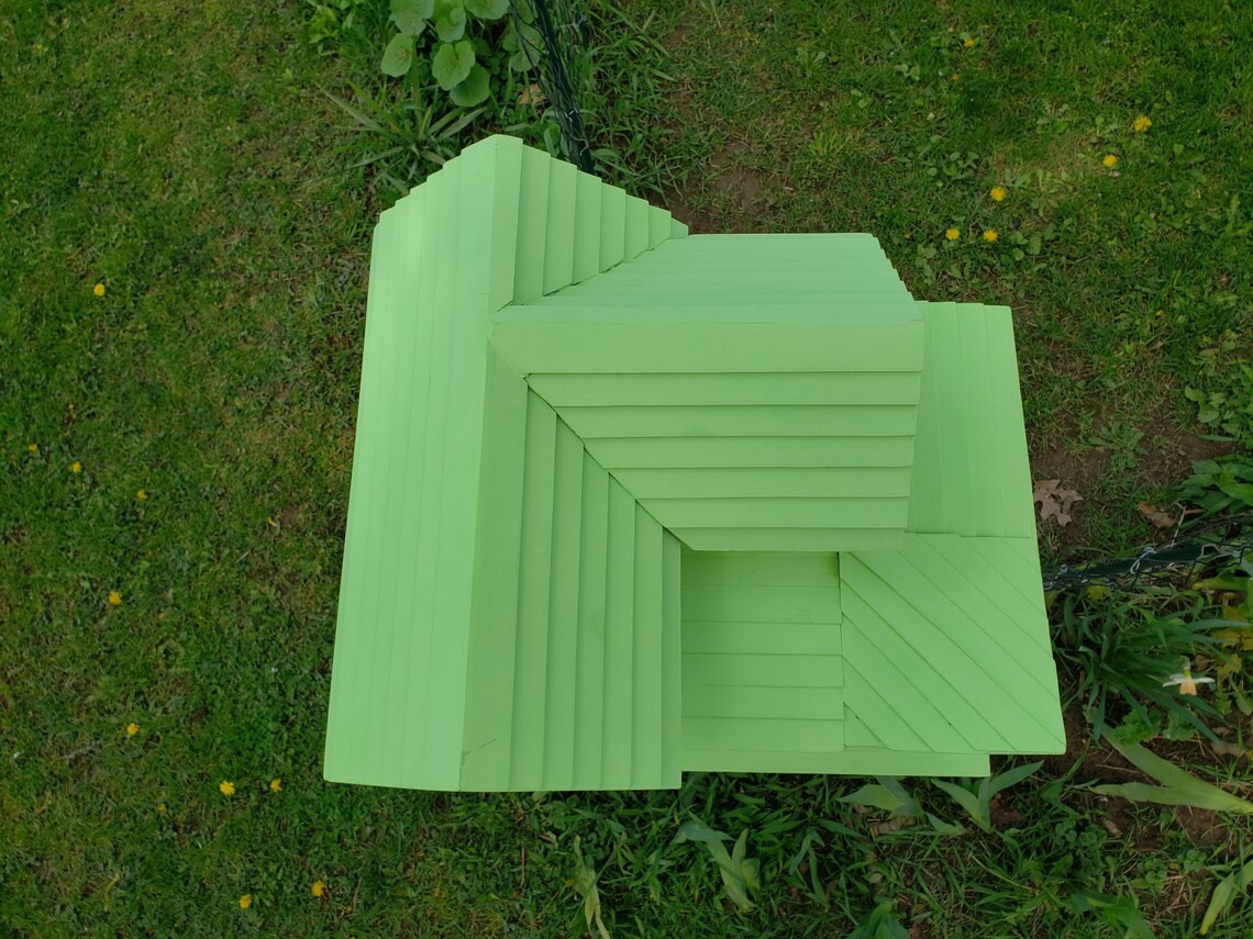 Country Farm House Birdhouse With Porch and Swing - Etsy