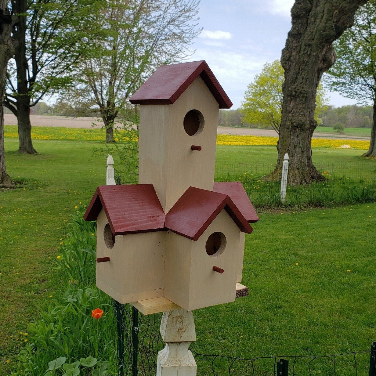 Rustic Style Multi Birdhouse - Etsy