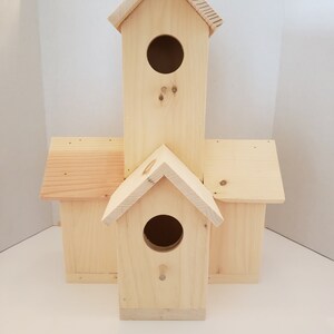 Rustic Style Multi Birdhouse - Etsy