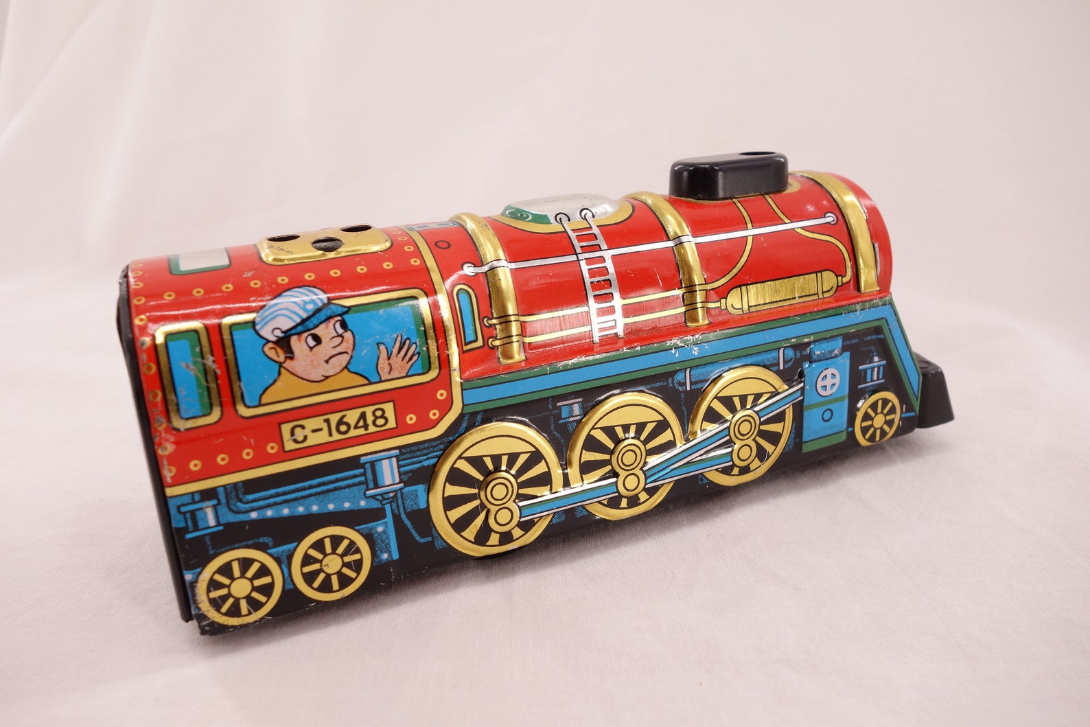 Vintage Japan Yone Tin Wind up Toy Train Retro Engine - Etsy