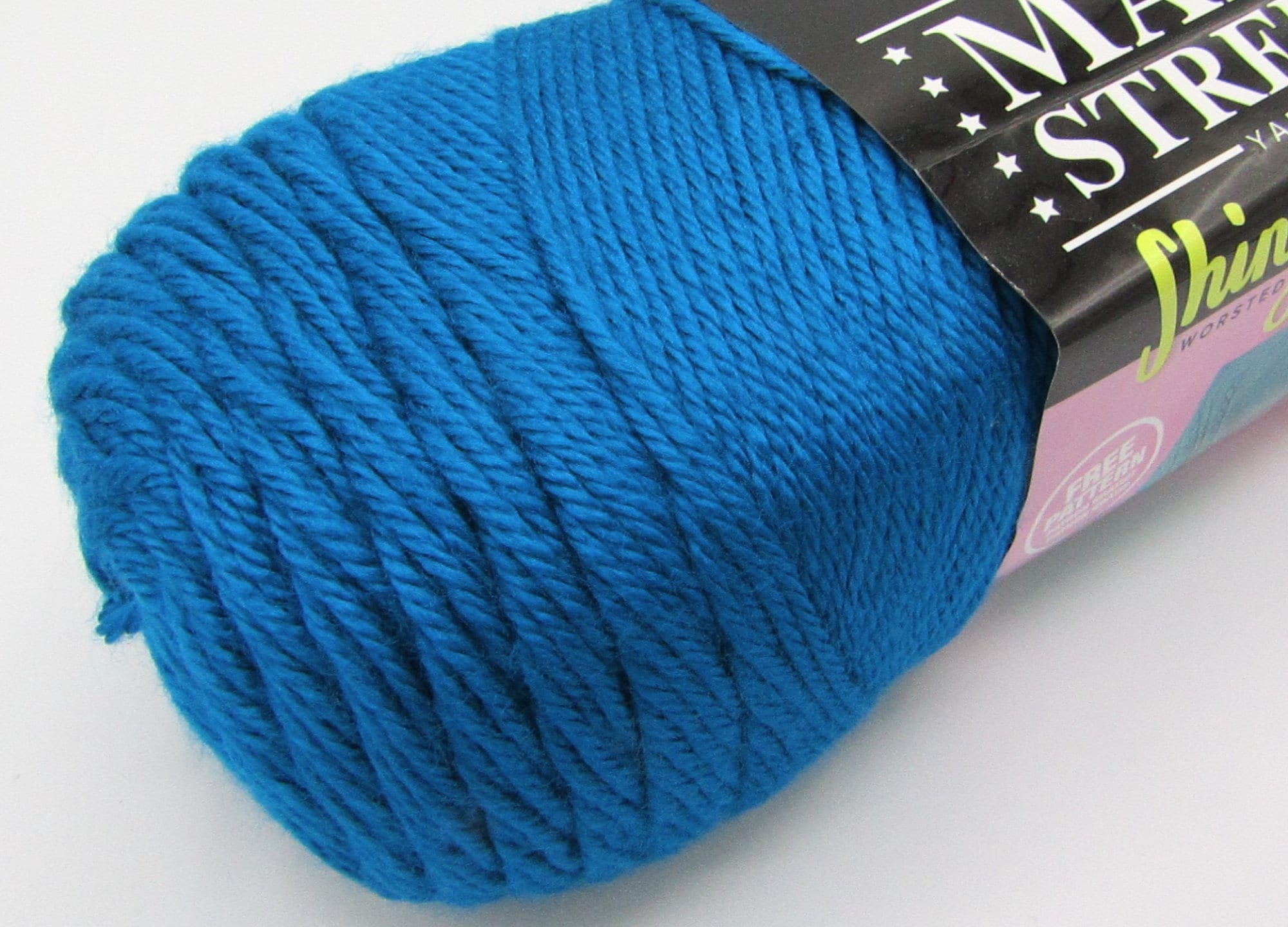 VHTF Main Street Yarns Shiny & Soft 1127 Ocean Blue 100% Acrylic ...