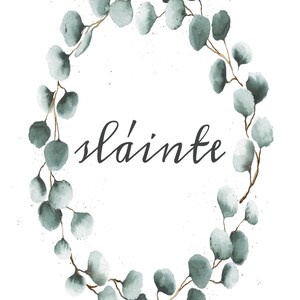 Slainte Sign, Cheers Sign for Bar, Entryway Decor, Irish Gifts for ...