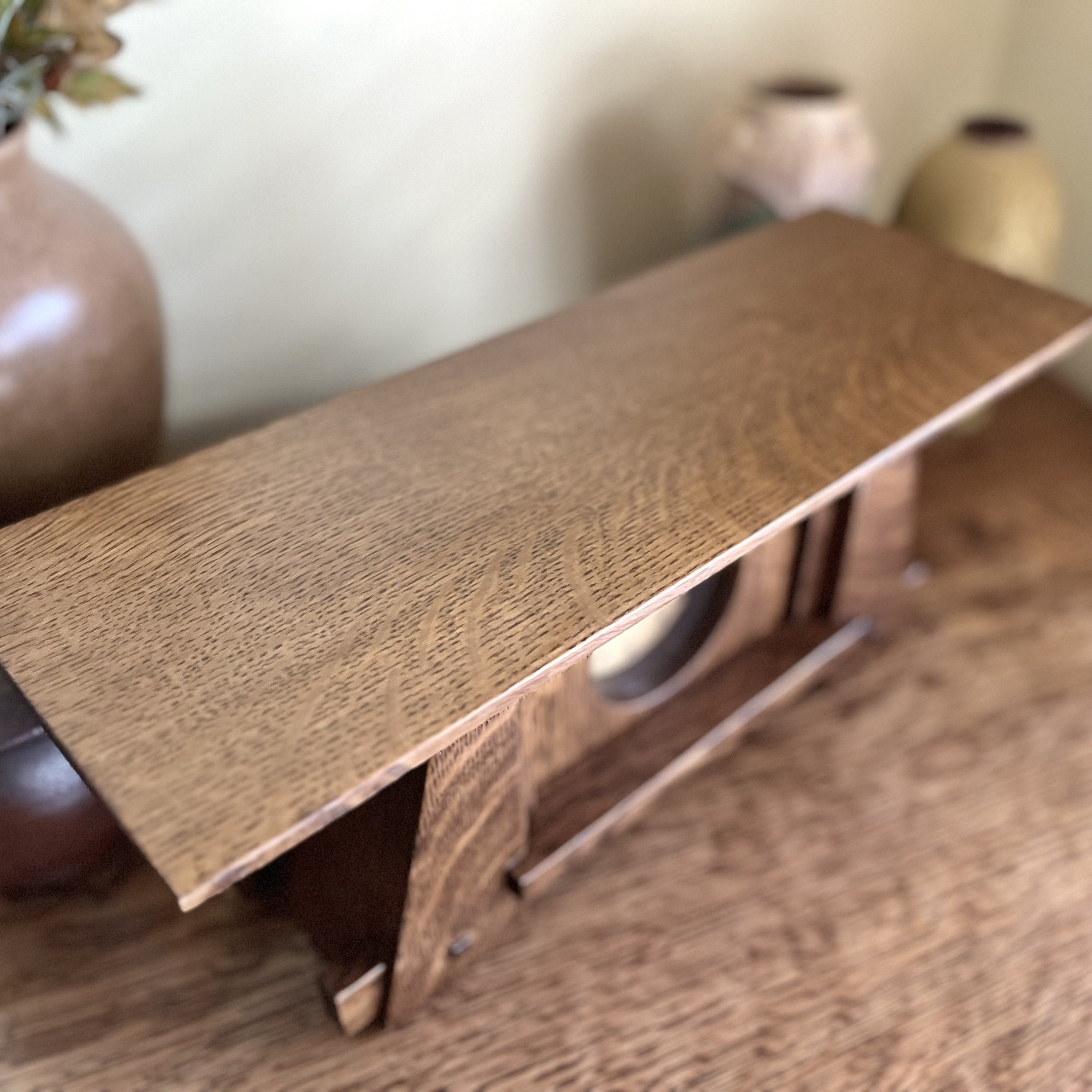 Mission Style Mantel Clock - Etsy