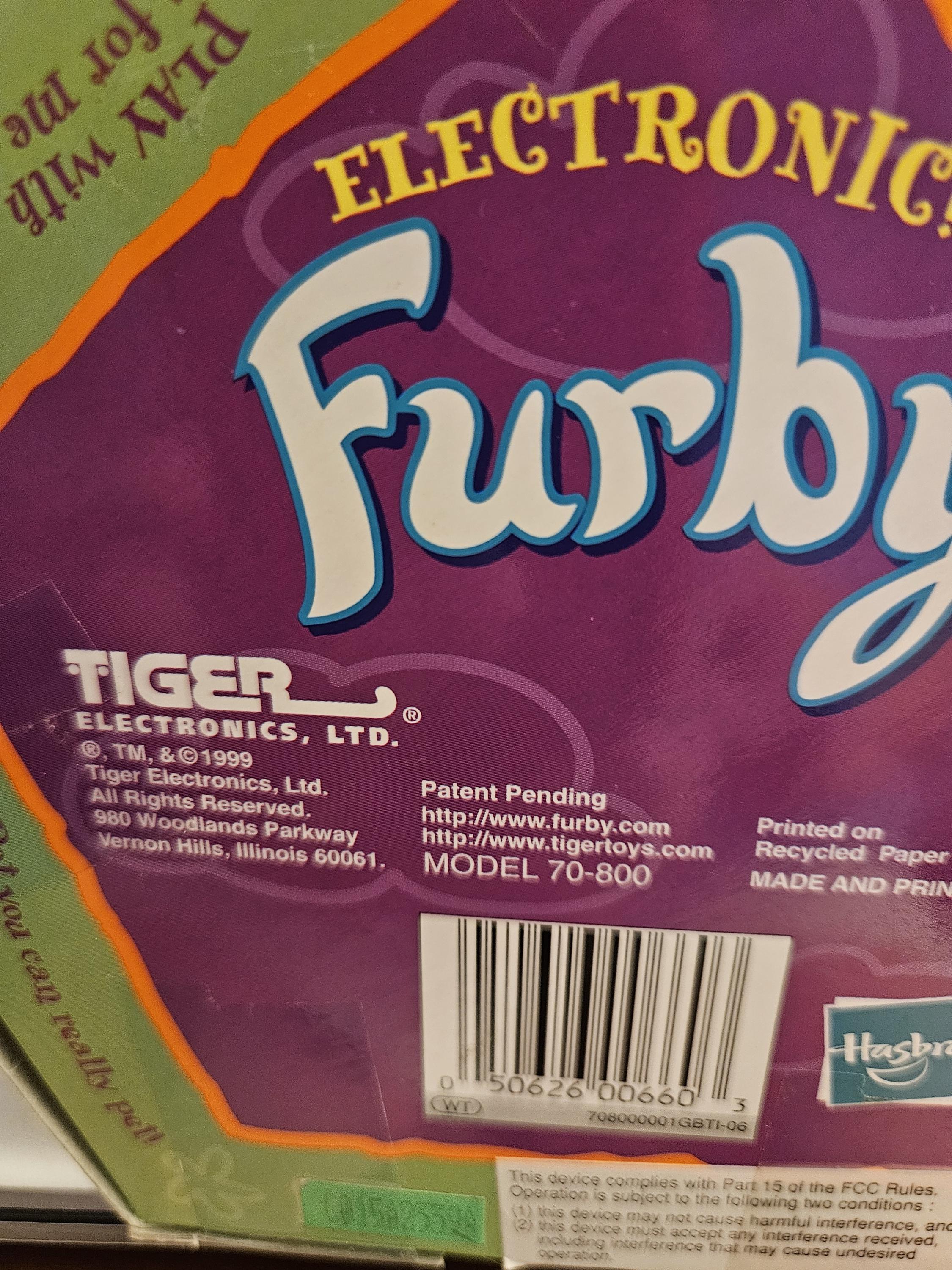 Furby 1999 New/original Box - Etsy