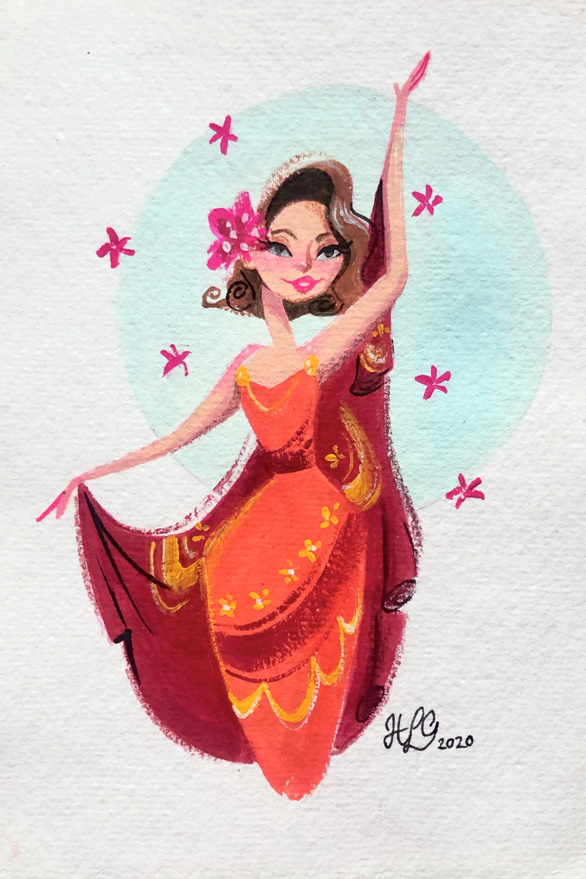 ORIGINAL FRAMED Tiki Girl | Etsy