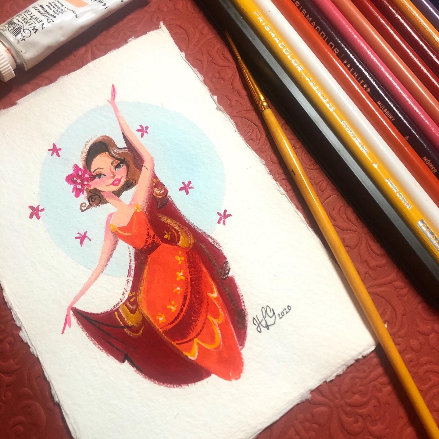 ORIGINAL FRAMED Tiki Girl | Etsy