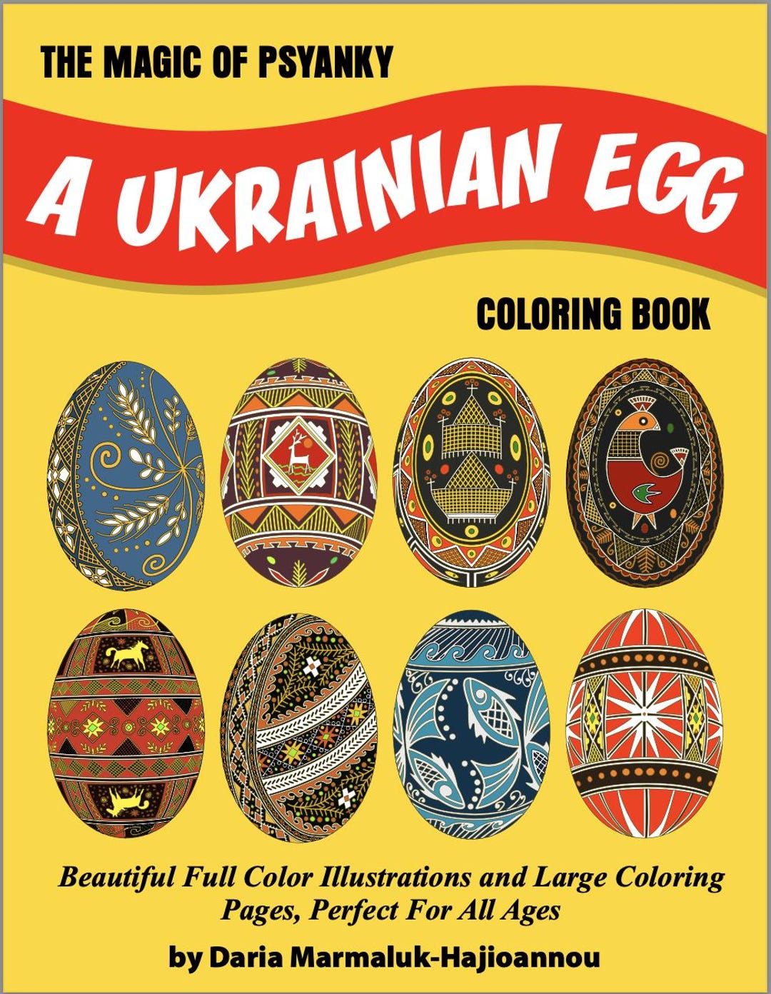 The Magic of Pysanky, A Ukrainian Egg Coloring Book - Etsy