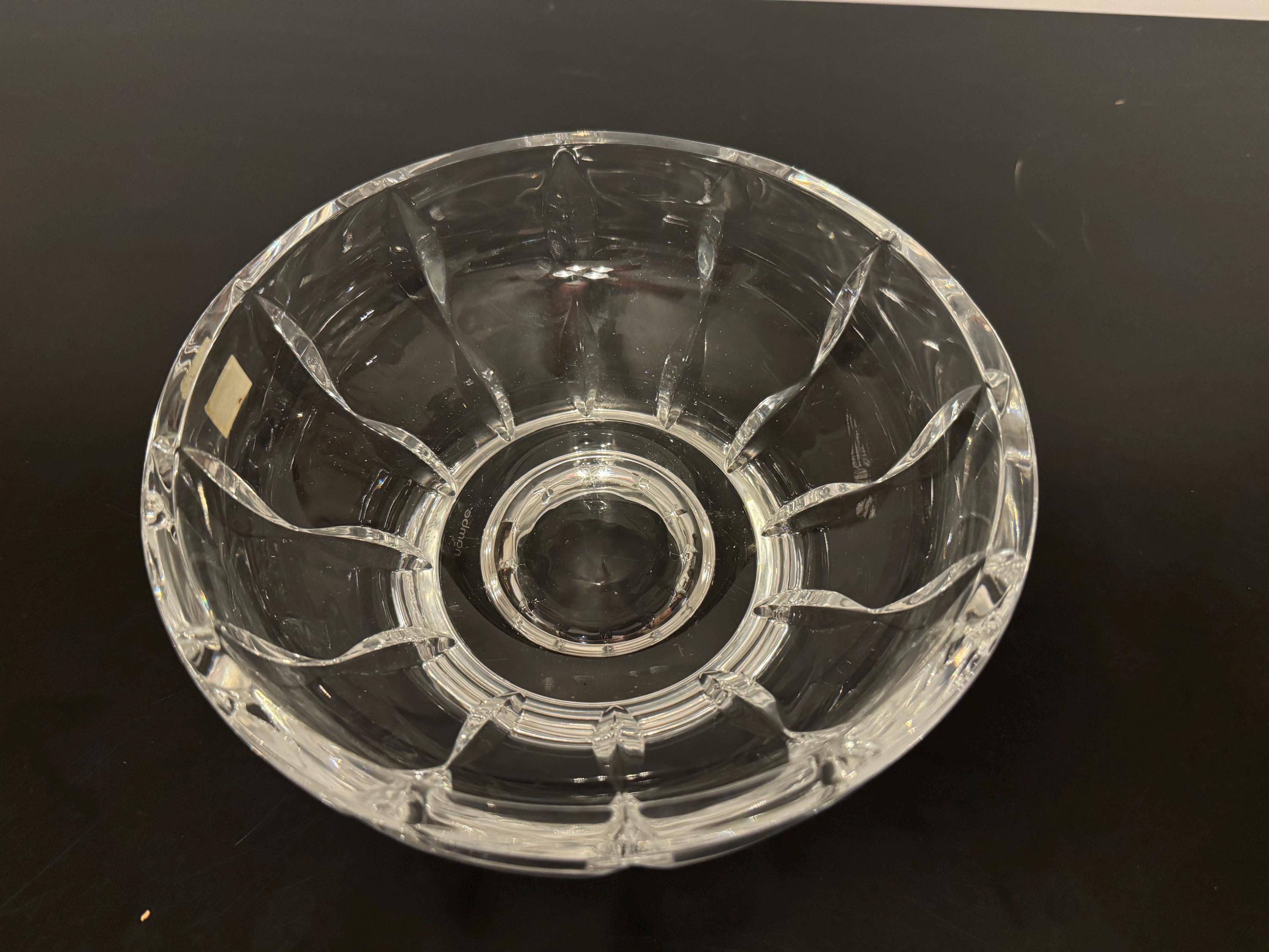 Nambè Hand Cut Crystal Glass Bowl From Czech Republic - Etsy