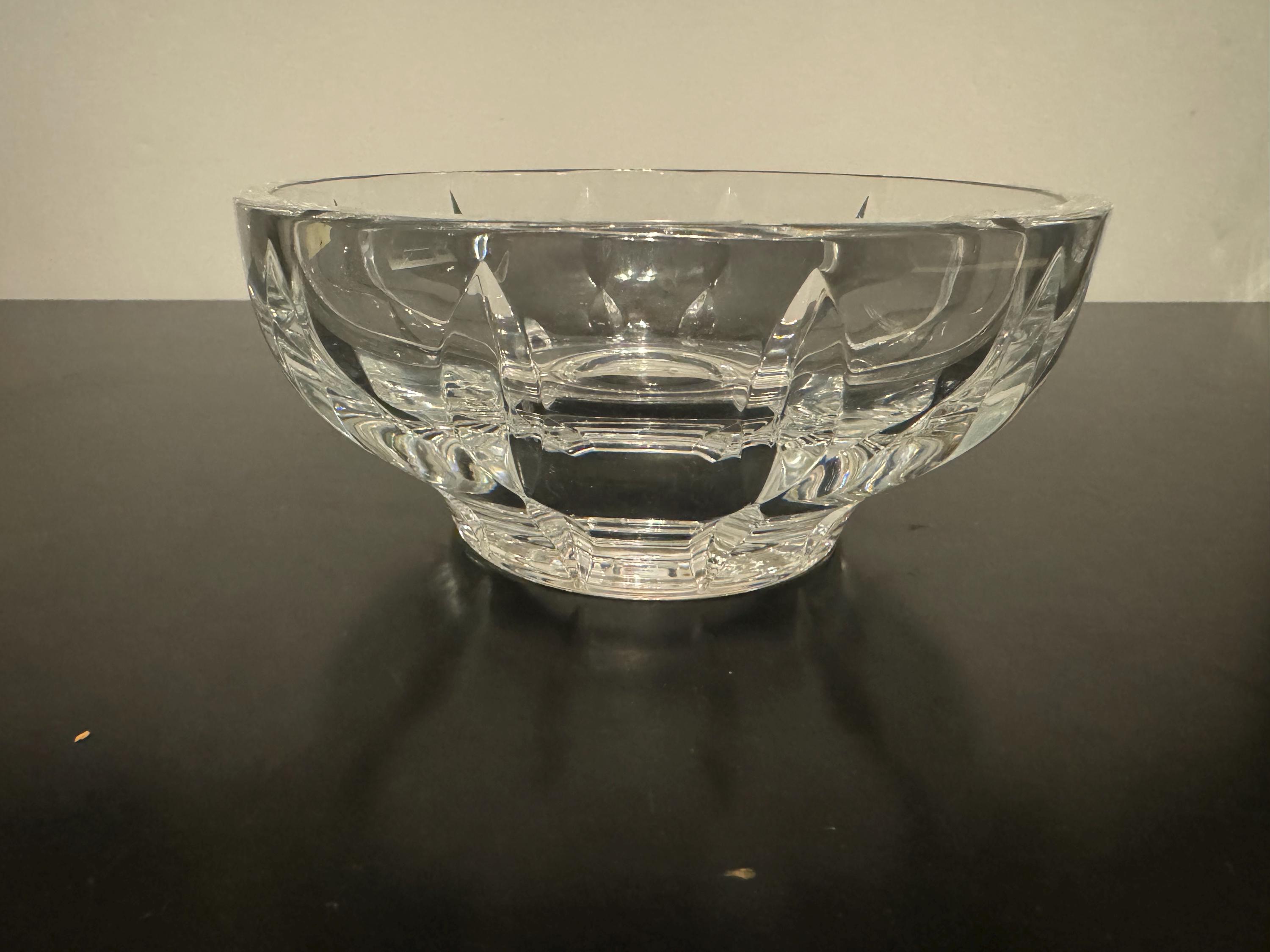 Nambè Hand Cut Crystal Glass Bowl From Czech Republic - Etsy