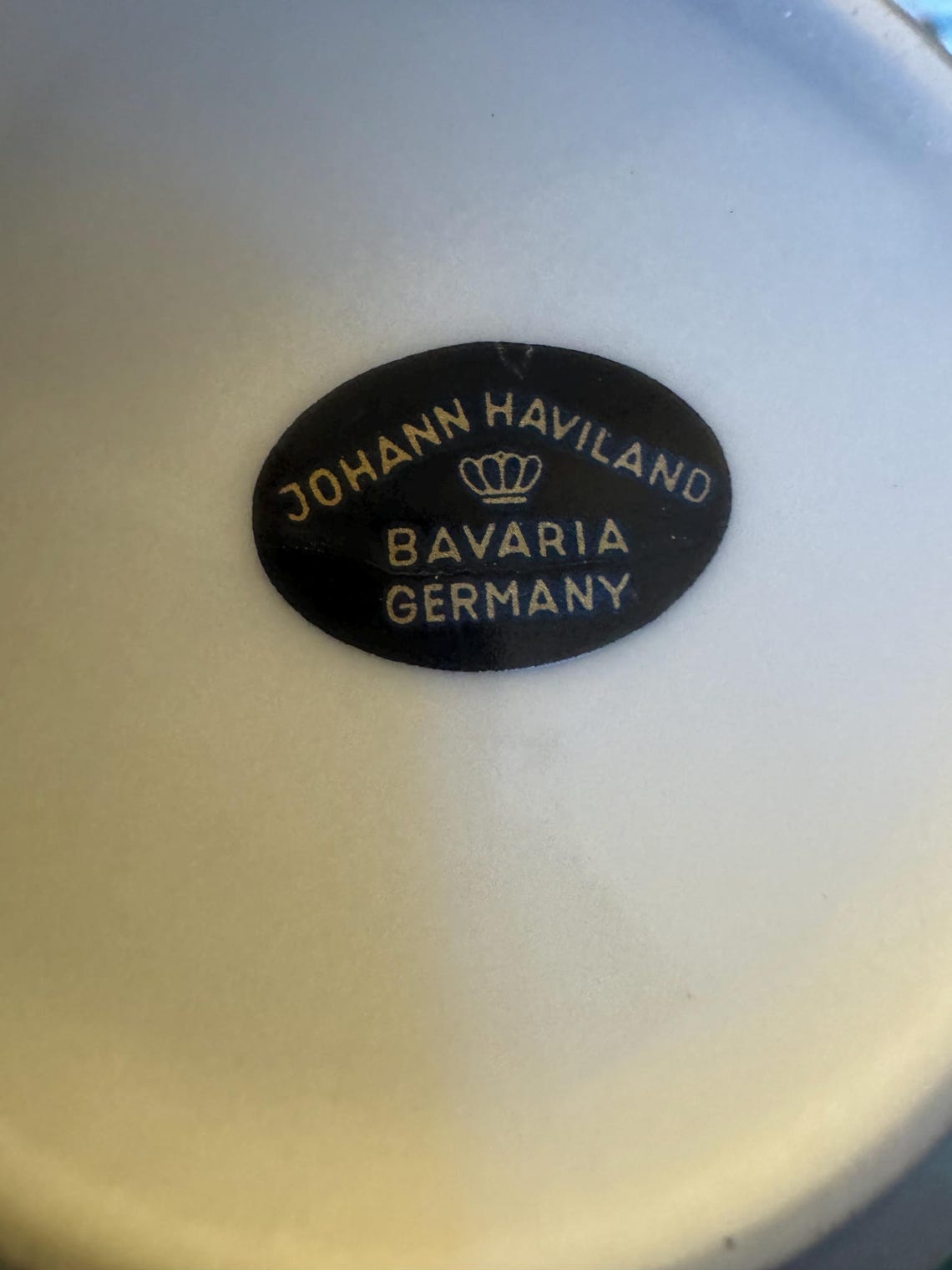 Johann Haviland Sweetheart Rose Serving Items Made in Bavaria Germany ...